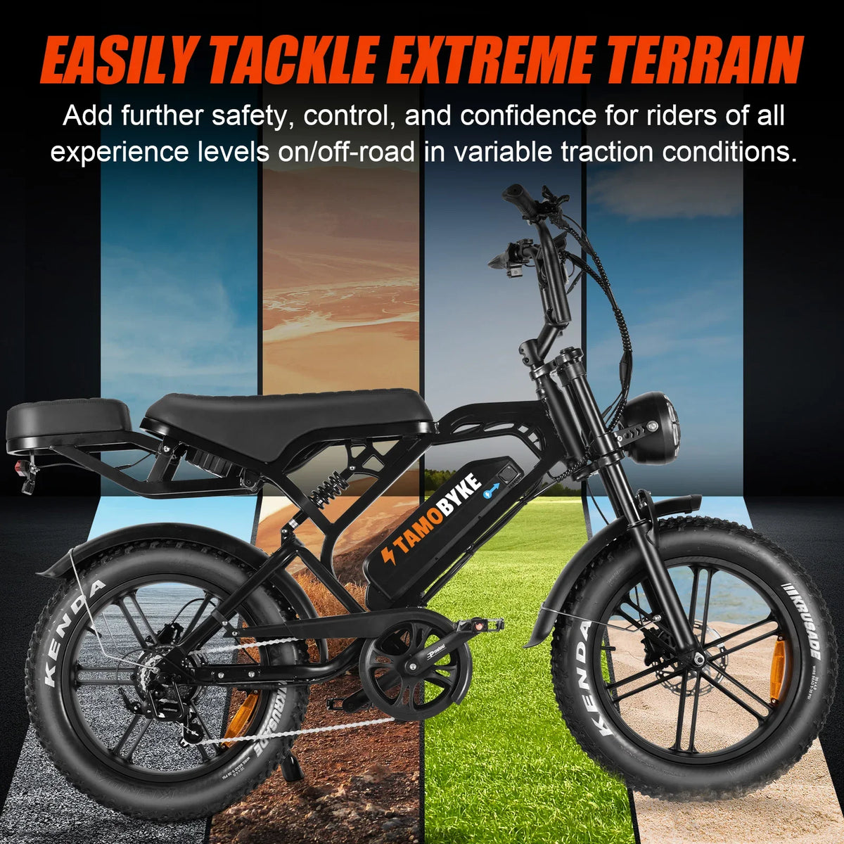 V20Pro: 1500W Electric Fat Tire Bike with Hydraulic Brakes | Tamobyke ...